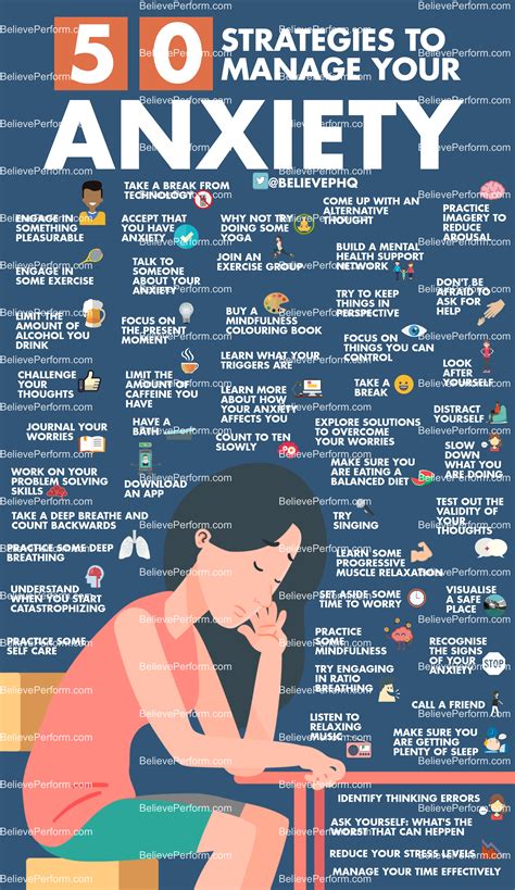 50 Strategies To Manage Your Anxiety BelievePerform The UK S