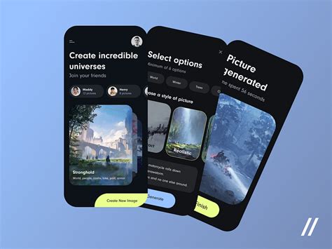 Image Generator App By Daria Kravets For Purrweb Uiux Agency On Dribbble
