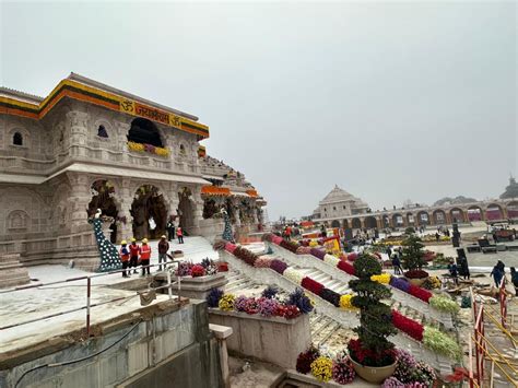 Ram Mandir Beautiful Images Live Pictures Of Shri Ram Janmabhoomi Garbh
