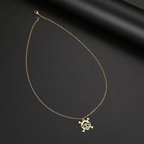 Collier One Piece Tete De Mort Luffy Mugiwara Shop
