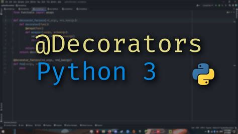Python 3 How To Create A Decorator Youtube