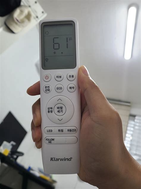 클라윈드벽걸이에어컨 화씨온도 지식in
