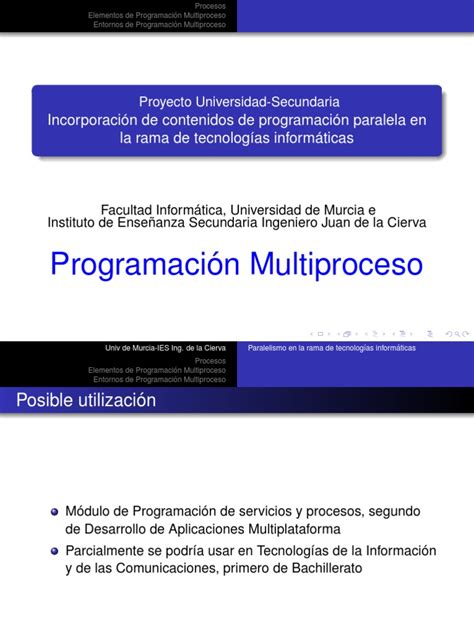 Programaci On Multiproceso Pdf Interfaz De Paso De Mensajes