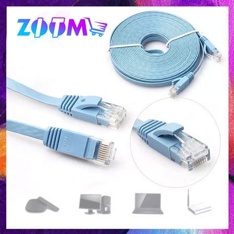 M M M M CAT PREMIUM ETHERNET NETWORK FLAT CABLE LAN Shopee Malaysia