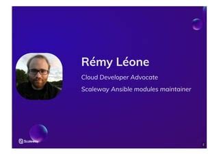 Infrastructure As Code Chez Scaleway PPT
