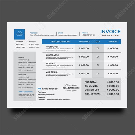 Invoice Form Document Memo Elegant Simple Professional Word Template And Google Docs For Free