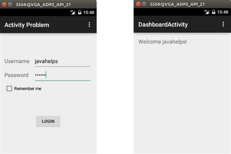 android activities