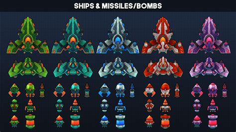 Stylized 2D Space Shooter Pack