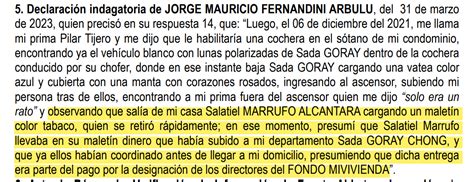 Mauricio Fernandini Entregó Un Millón De Soles De Sada Goray Que Se Usó