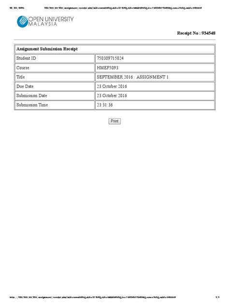 12819989139 Assignment Receipt Pdf