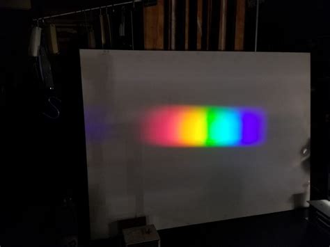 Linear Rainbow Large Diffraction Ucsc Physics Demonstration Room