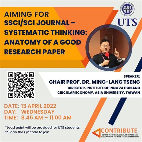 Aiming For Sscisci Journal Systematic Thinking Anatomy Of A Good