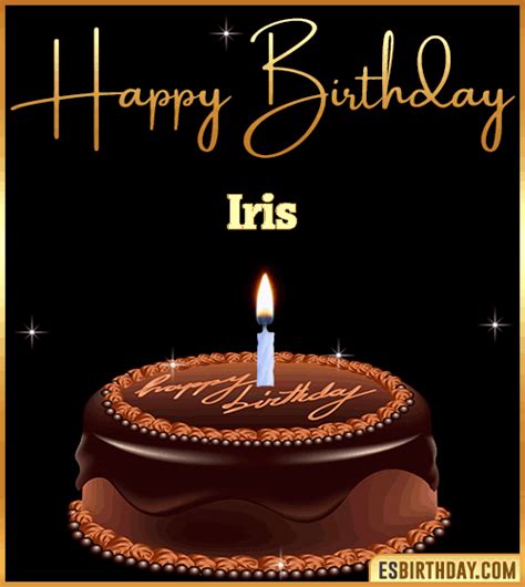 Happy Birthday Iris Gif Images Animated Wishes Gifs
