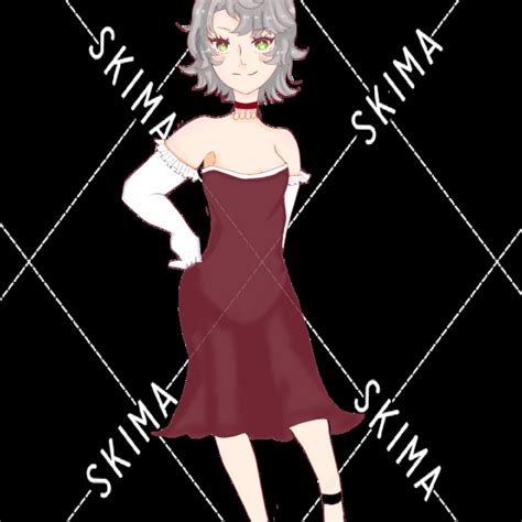【立ち絵】女性〈表情差分あり〉 Skima（スキマ）