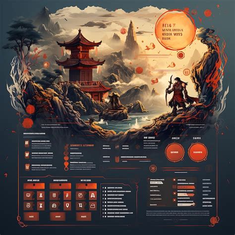 Premium Photo Martial Arts Pop Up Ui Kung Fu Legends Themed Game Pc
