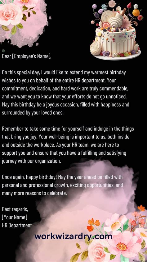 150 Employee Birthday Messages From Boss Company Hr And Colleagues