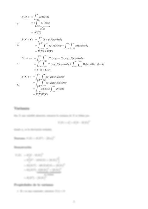 SOLUTION Esperanza Matem Tica Y Varianza Studypool