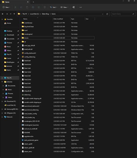 Local Settings Not Loading Elden Ring Issue Soulsmods ModEngine GitHub