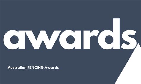 Entry Guidelines Australian Fencing Awards