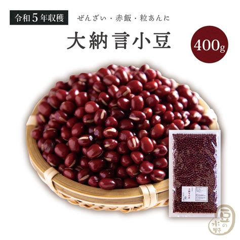 大納言小豆 400グラム 令和6年収穫 北海道産 【送料無料】 とよみ大納言 1 11 500g 豆の水野 通販 Yahoo