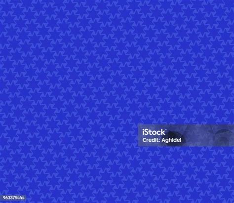 星の形 青色の背景色ベクターのシームレスなパターン抽象的な幾何学的な背景 イラストレーションのベクターアート素材や画像を多数ご用意