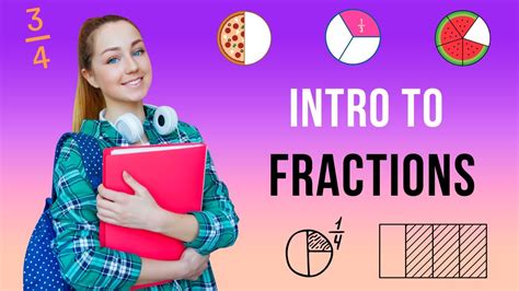 Intro To Fractions Fraction Fractions Youtube