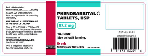 Phenobarbital Package Insert