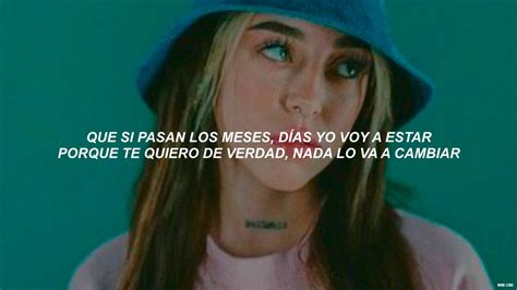 Nicki Nicole Tras Vos Letra Youtube