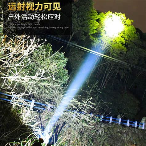Led头灯强光可充电变焦远射头戴式手电筒超亮夜钓鱼矿灯疝气小 虎窝淘
