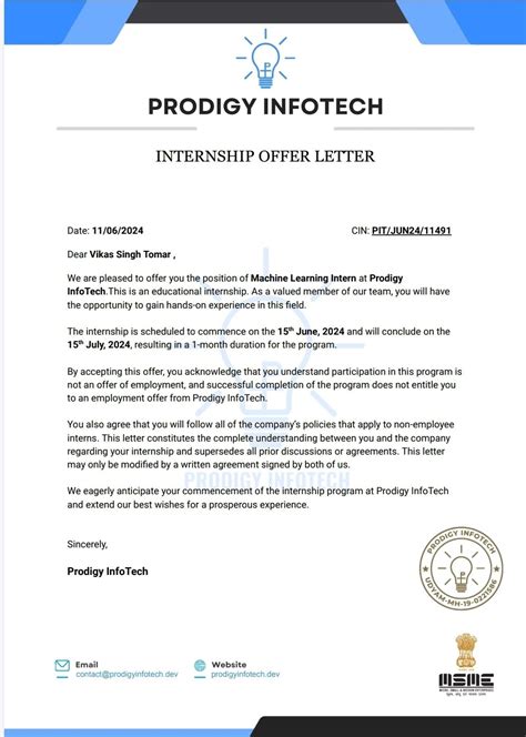 Internship Machinelearning Datascience Career Prodigyinfotech