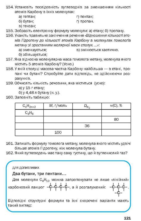 Сторінка 121 підручник хімія 9 клас П П Попель Л С Крикля