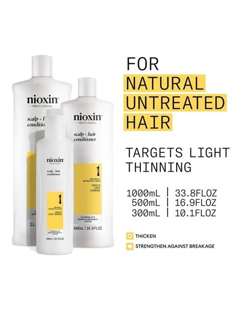Nioxin Scalp Hair Thickening System 1 Conditioner 300ml Myer
