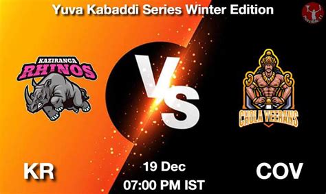 KR Vs COV Dream11 Prediction Team Live Kabaddi 19 Dec 2022
