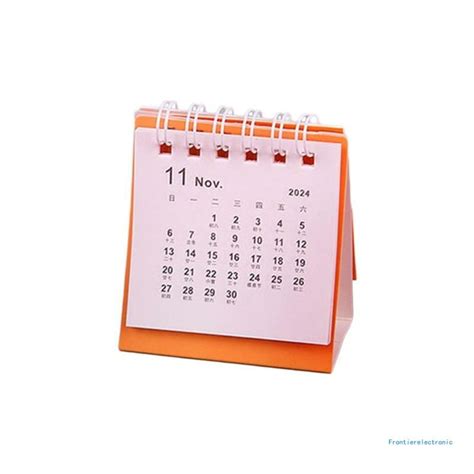 2024 미니 책상 달력 월간 페이지 월별 참조 2023년 9월부터 2024년 12월까지 Dropshipping 달력 플래너