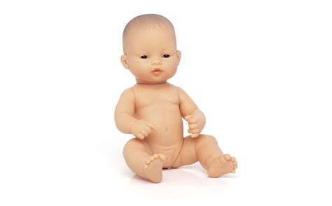 Anatomically Correct Newborn Asian Girl Doll Play Therapy Toys