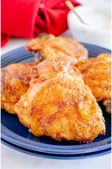 Extra Crispy Baked Chicken Thighs
