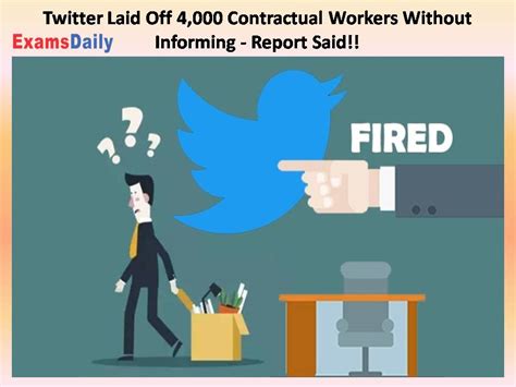 Twitter Laid Off Contractual Workers Without Informing Report Said