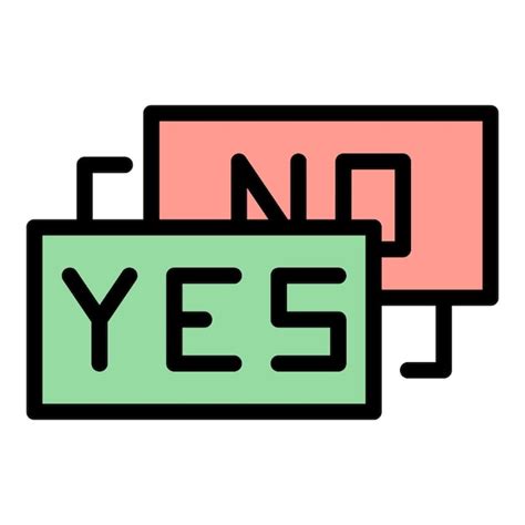 premium vector code yes no icon outline vector cms development