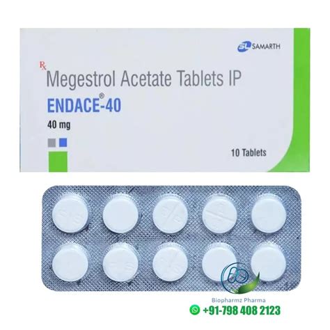Megestrol 40 Endace 40mg Tab Samarth 10 At Rs 200 Stripe In Surat Id 24030596555