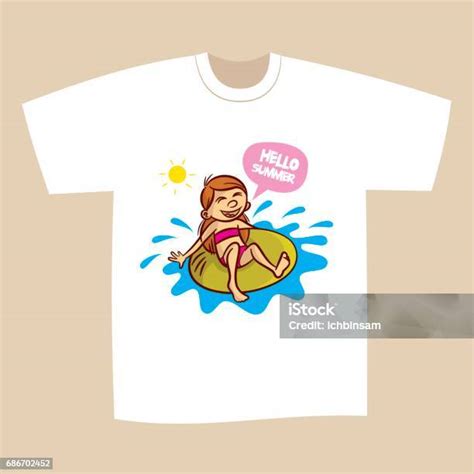T셔츠 프린트 디자인 여름 휴가 T 셔츠에 대한 스톡 벡터 아트 및 기타 이미지 T 셔츠 관광 귀여운 Istock