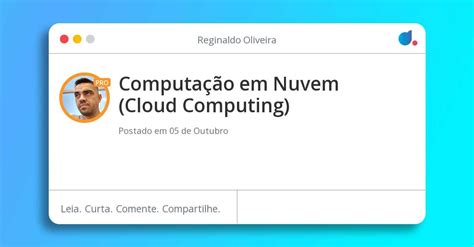 Computação Em Nuvem Cloud Computing