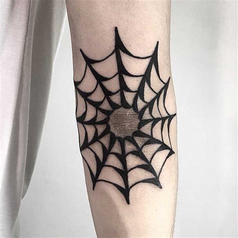Blackwork Spider Web Tattoo Tattoogrid Net