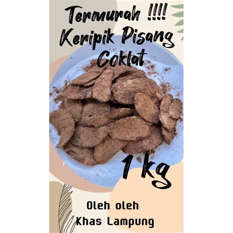 Jual Termurah Keripik Pisang Coklat Kemasan 1 Kg Khas Lampung