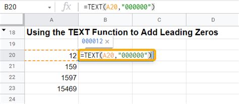 9 Ways To Add Leading Zeros In Google Sheets Ok Sheets