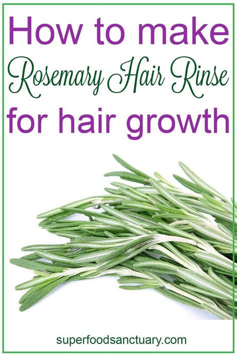How To Make Rosemary Hair Rinse For Hair Growth Artofit