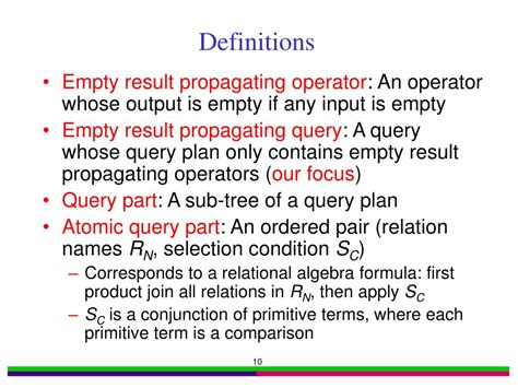 ppt efficient detection of empty result queries powerpoint