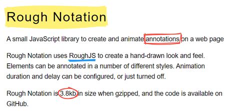 Rough Notation
