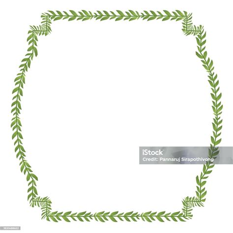녹색 잎 광장 빈티지 프레임 나뭇잎 분기 광장 프레임 잎 월계관 화 환 수평 빈티지 프레임 꽃 꽃 테두리 식물 가지 화려한 요소 디자인 테두리 배지 장식 외딴 0명에 대한