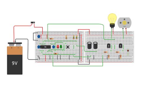 Circuit Design Doble Temporizador Tinkercad