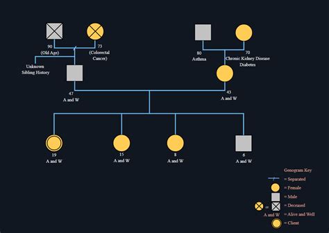 Genogram Templates Edrawmax Free Editable